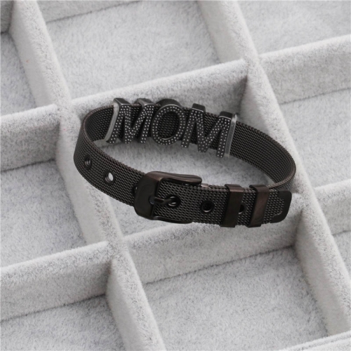 Wholesale Stainless Steel Watch Bracelet Adjustable Mesh Strap English ...