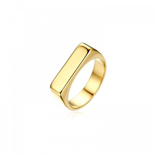 Plane Fashion Geometry Type 18k Gold Vacuum Plated Stainless Steel ...