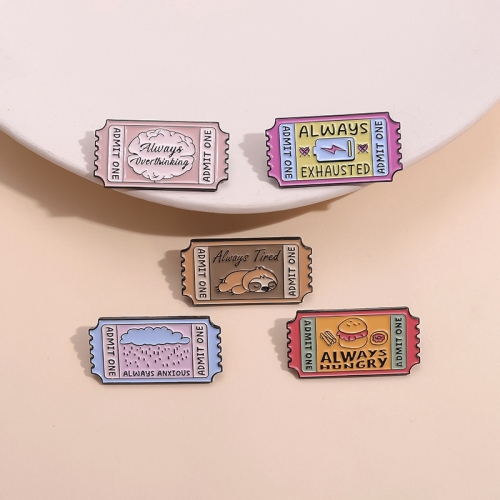 Battery Stamp Brooch Wholesaler